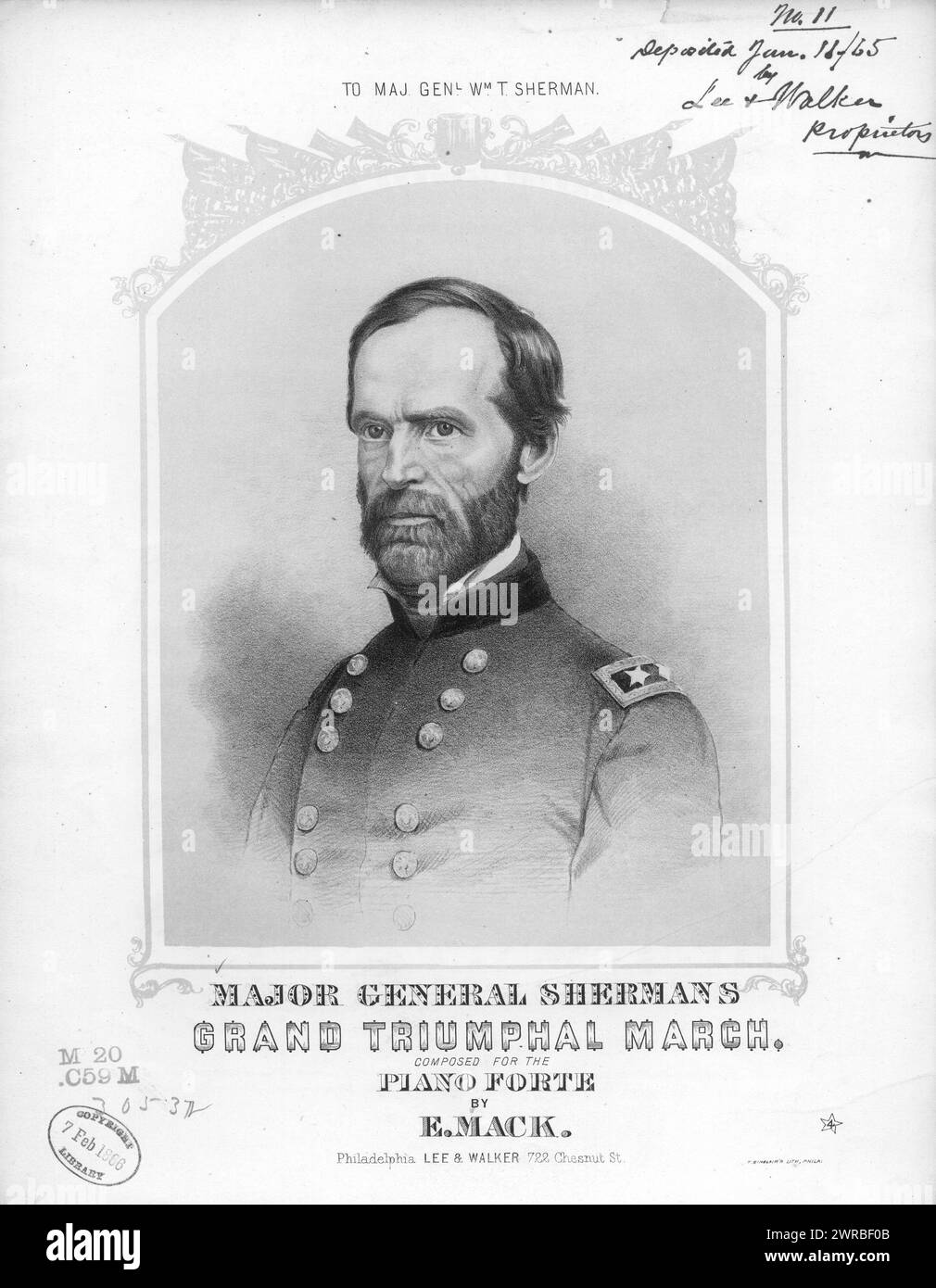 Major general shermans grand triumphal march hi-res stock photography ...