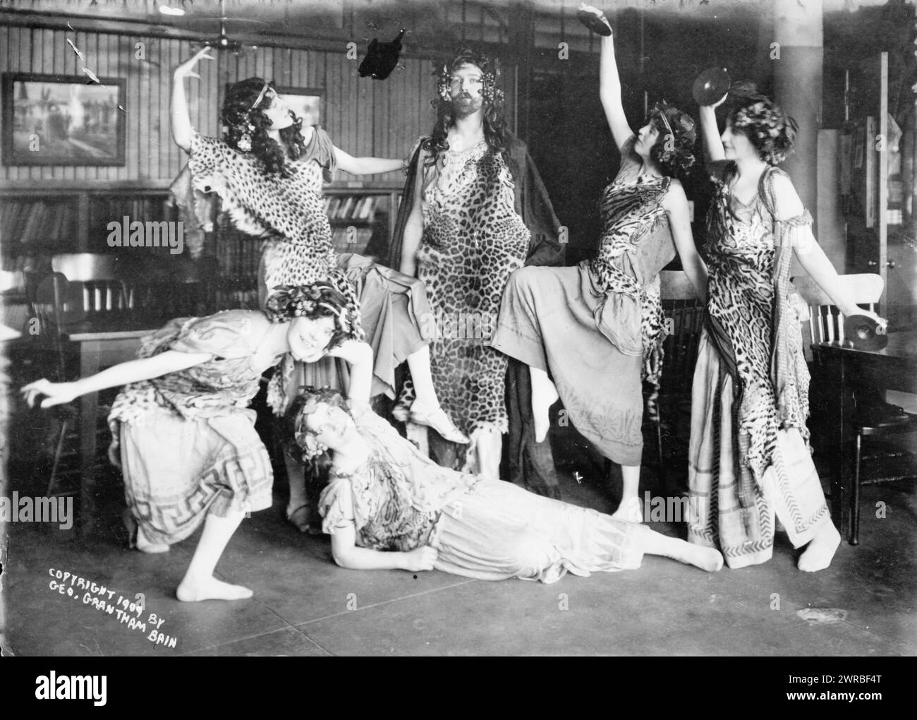 Society women in Greek pageant: Grace Walters, Mrs. Arthur Scott Burden ...