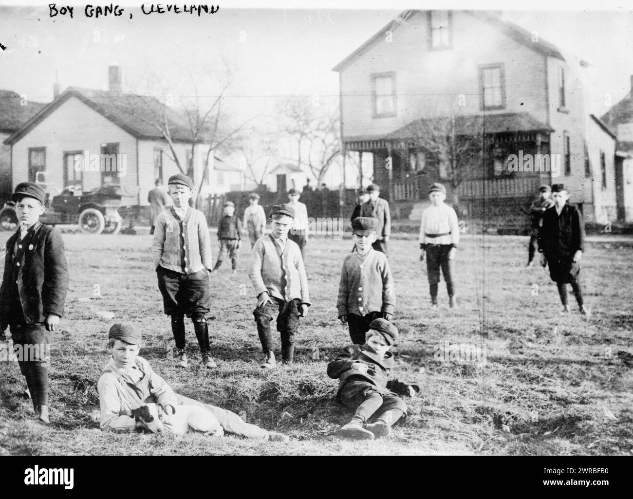 Boys' gang, Cleveland, Ohio, 1911 April 8., Gangs, Ohio, Cleveland ...