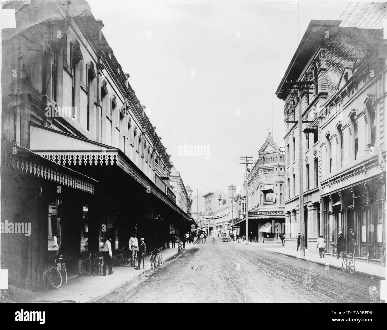 Fort street hawaii Black and White Stock Photos & Images - Alamy