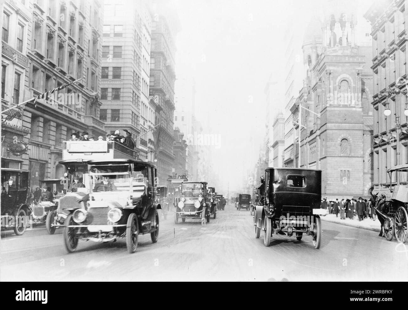 New york city street 1910 hi-res stock photography and images - Alamy