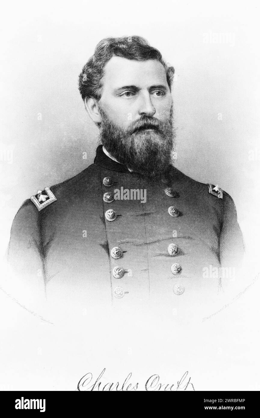 Bv't.-Maj. Gen. Chas. Cruft, photo by Wenderoth & Taylor, engraved by J ...