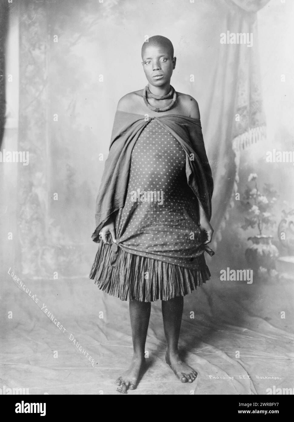 Chief lobengulas youngest daughter Black and White Stock Photos ...
