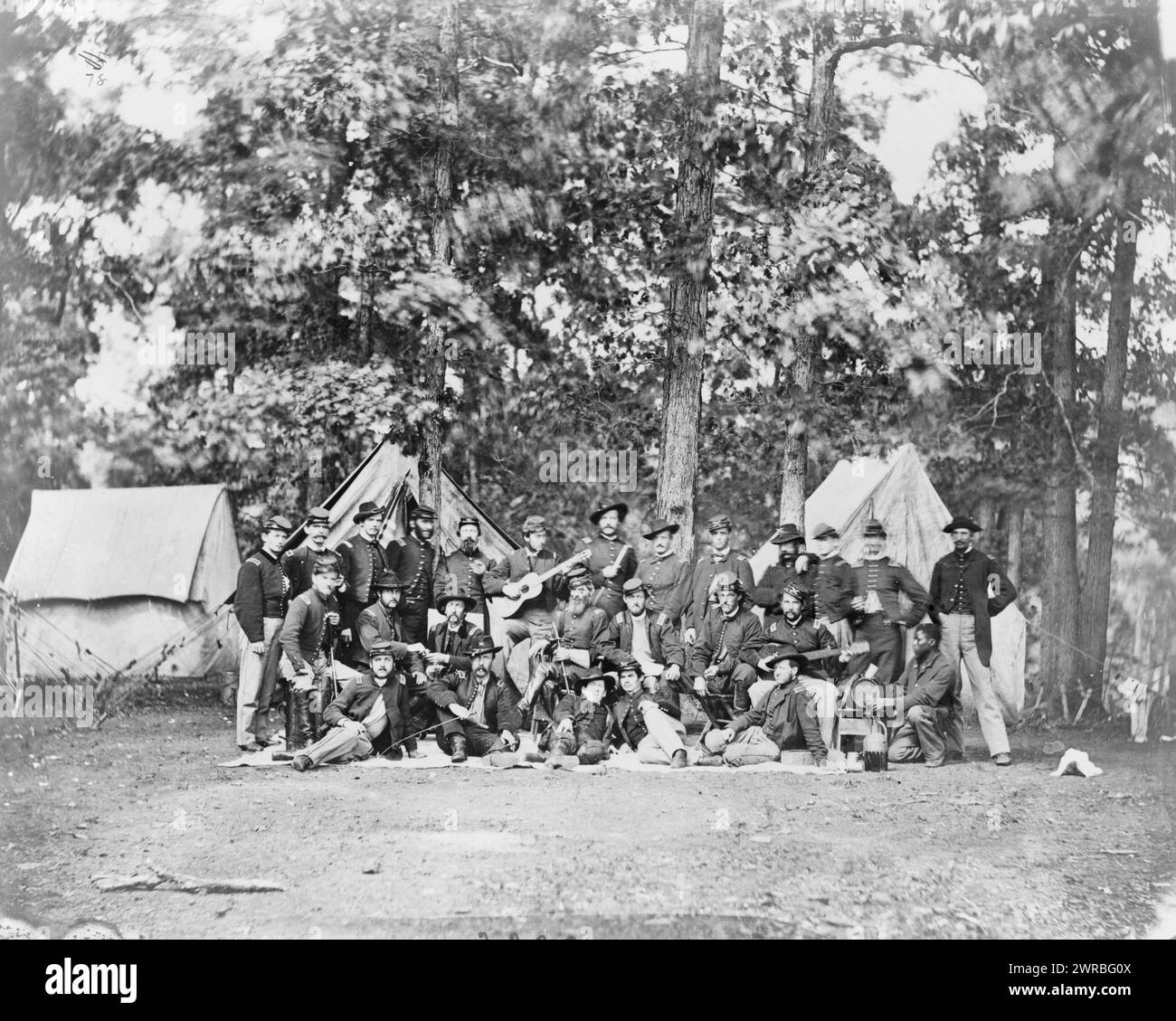 Officers of U.S. horse artillery brigade, near Culpeper, Va., September ...