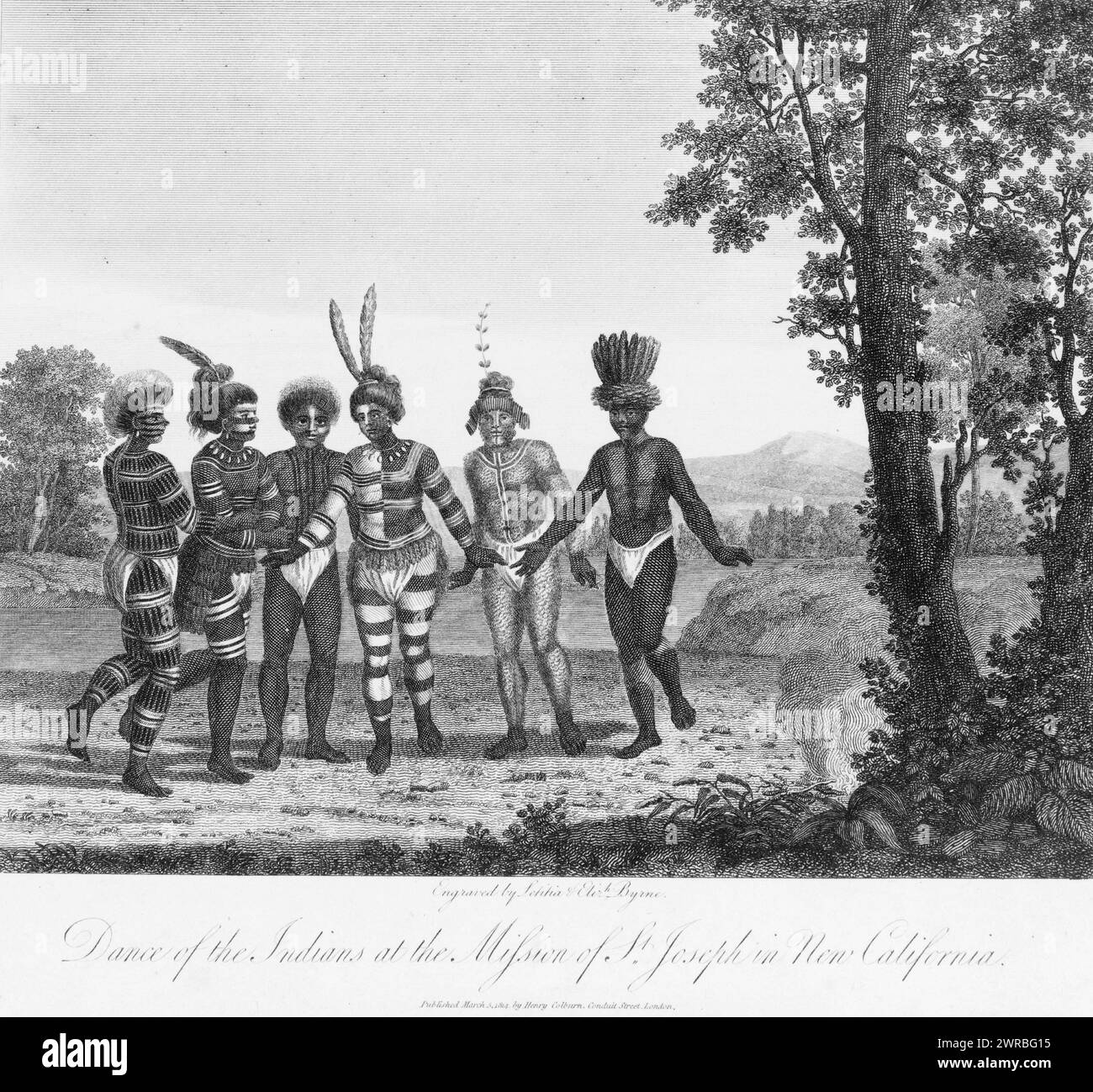 Dance of the Indians of the Mission of St. Joseph in New California ...