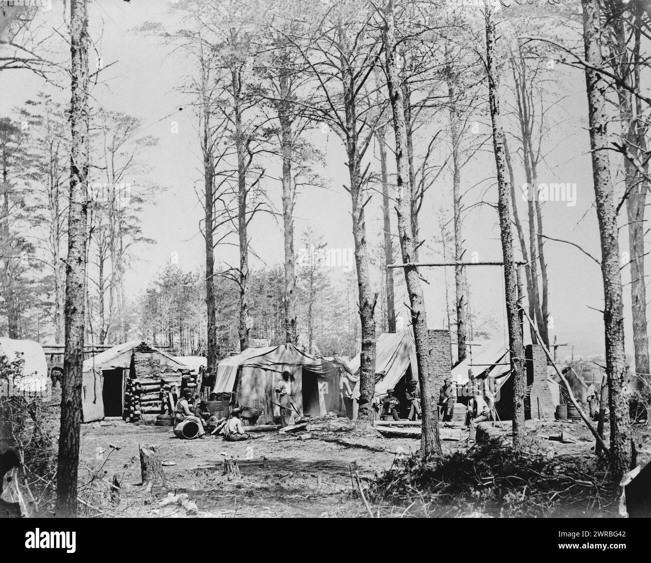 Military camps 1860 1870 hi-res stock photography and images - Alamy