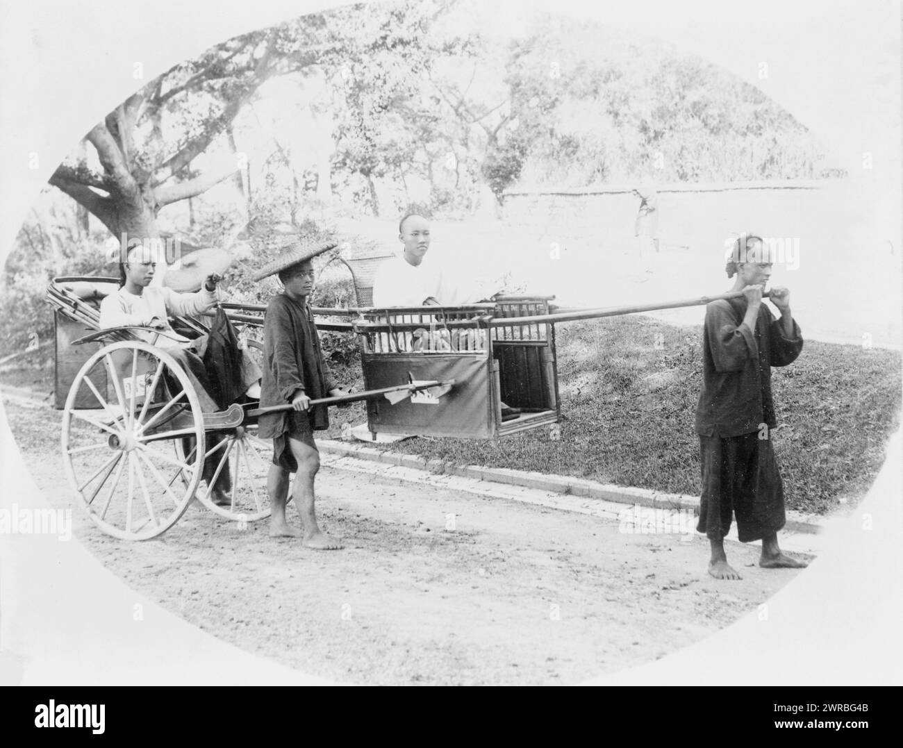 Man being carried in his chair hi-res stock photography and images - Alamy