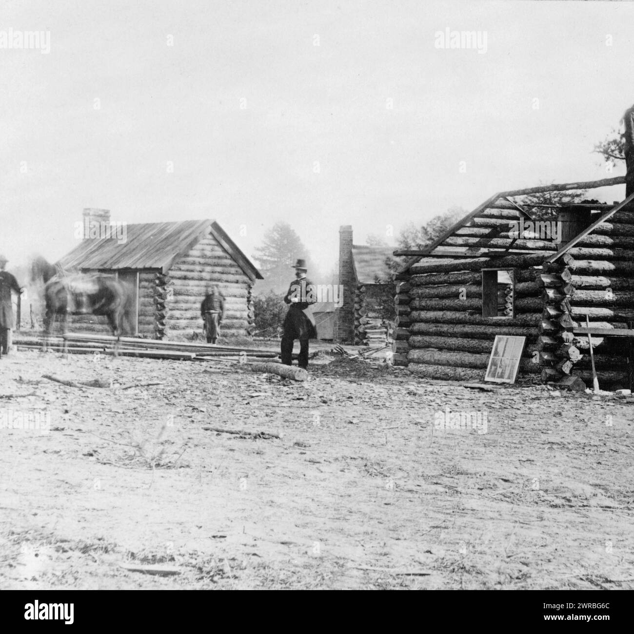 Cabins 1860 1870 hi-res stock photography and images - Alamy