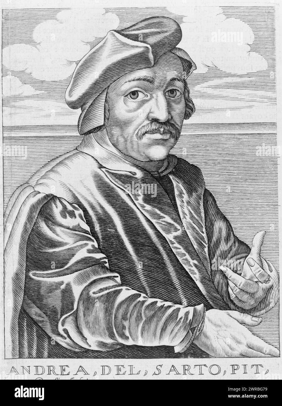 Andrea del Sarto, Pit, De Larmessin Sculp., Andrea del Sarto, half ...