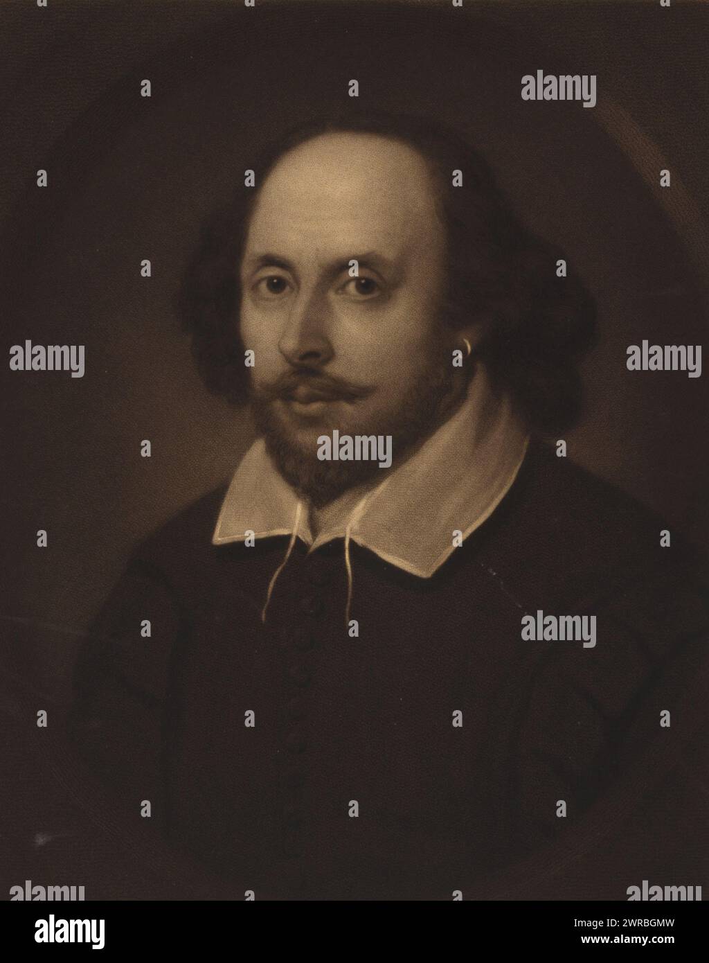 William Shakespeare, Samuel Cousins, A.R.A., William Shakespeare, head ...