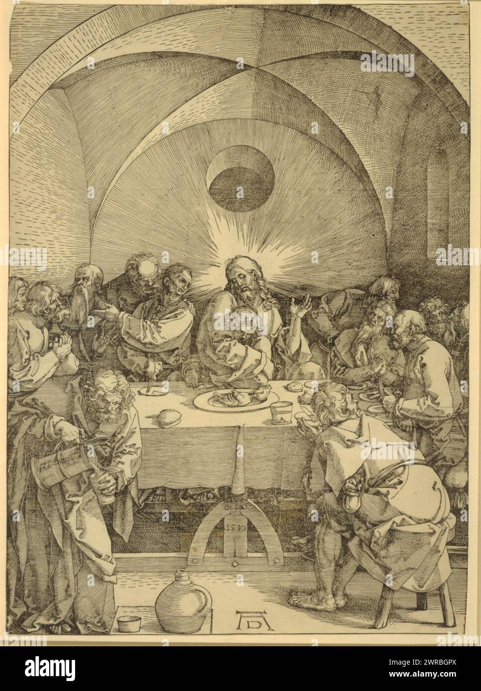 Jesus at table hi-res stock photography and images - Alamy