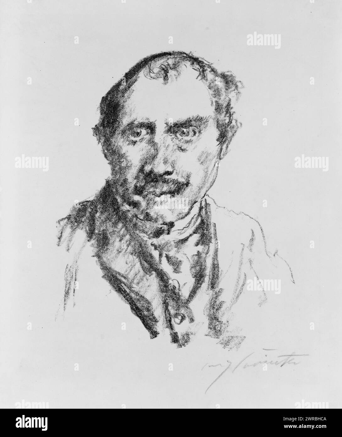 Self-portrait, Lovis Corinth., Corinth, Lovis, 1858-1925, artist, 1920 ...