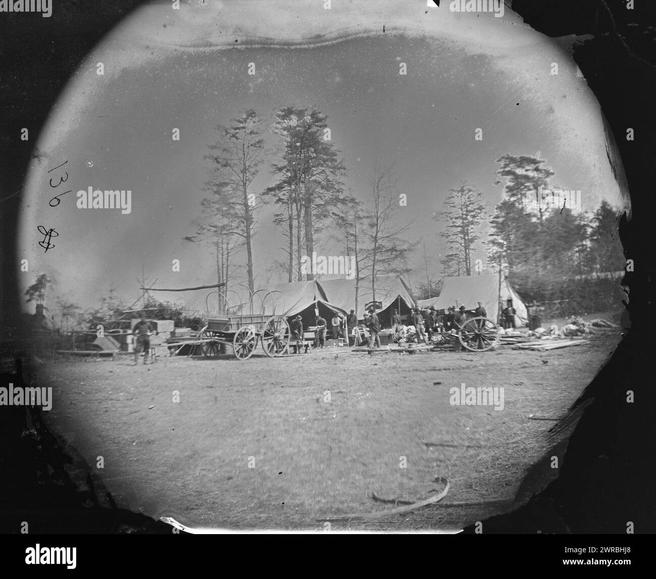 Brandy Station, Virginia. Carpenter, wheelwright and harness shops ...