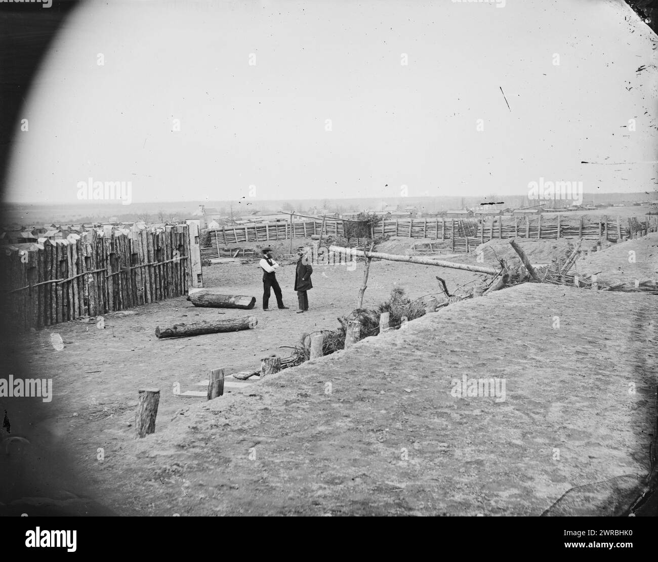 Centreville, Va. The principal fort, Photograph from the main eastern ...