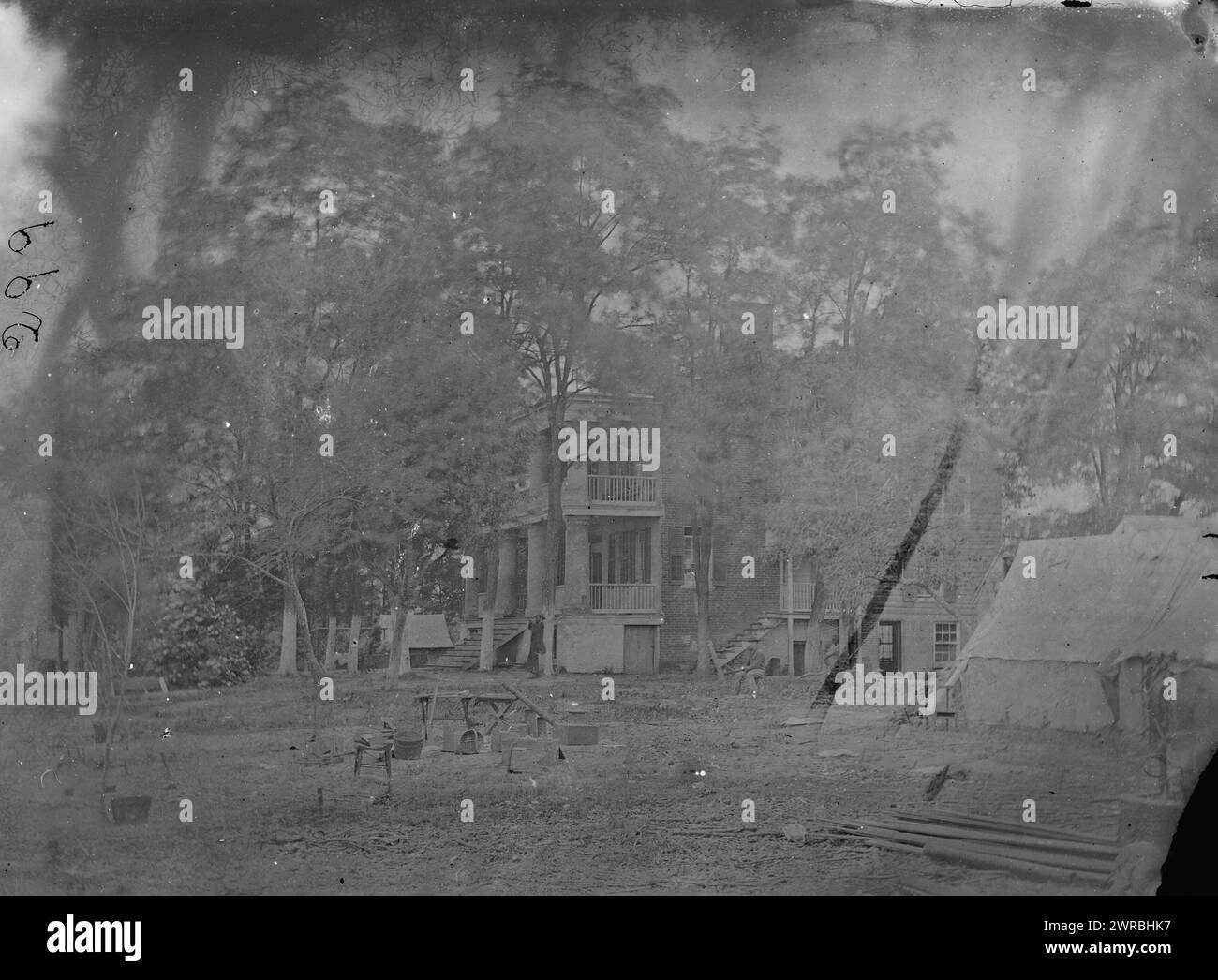 Fairfax Courthouse, Virginia. Headquarters of Generals, Beauregard ...