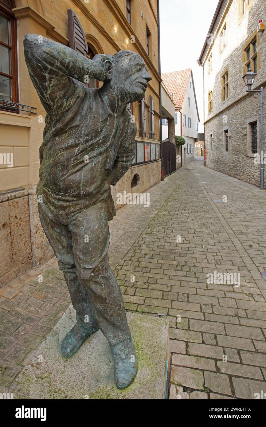 Sculpture Eavesdropper by Karl-Henning Seemann 2007, gesture ...