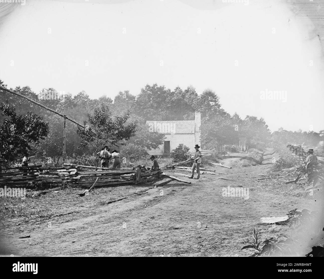 Confederate field hospital Black and White Stock Photos & Images - Alamy