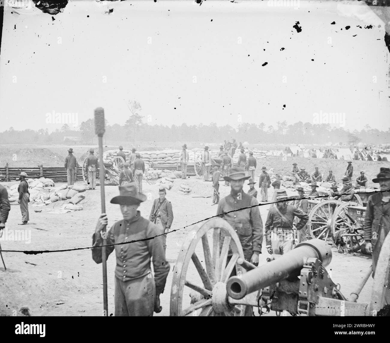 Fair Oaks, Va., vicinity. Capt. Rufus D. Pettit's Battery B, 1st New ...