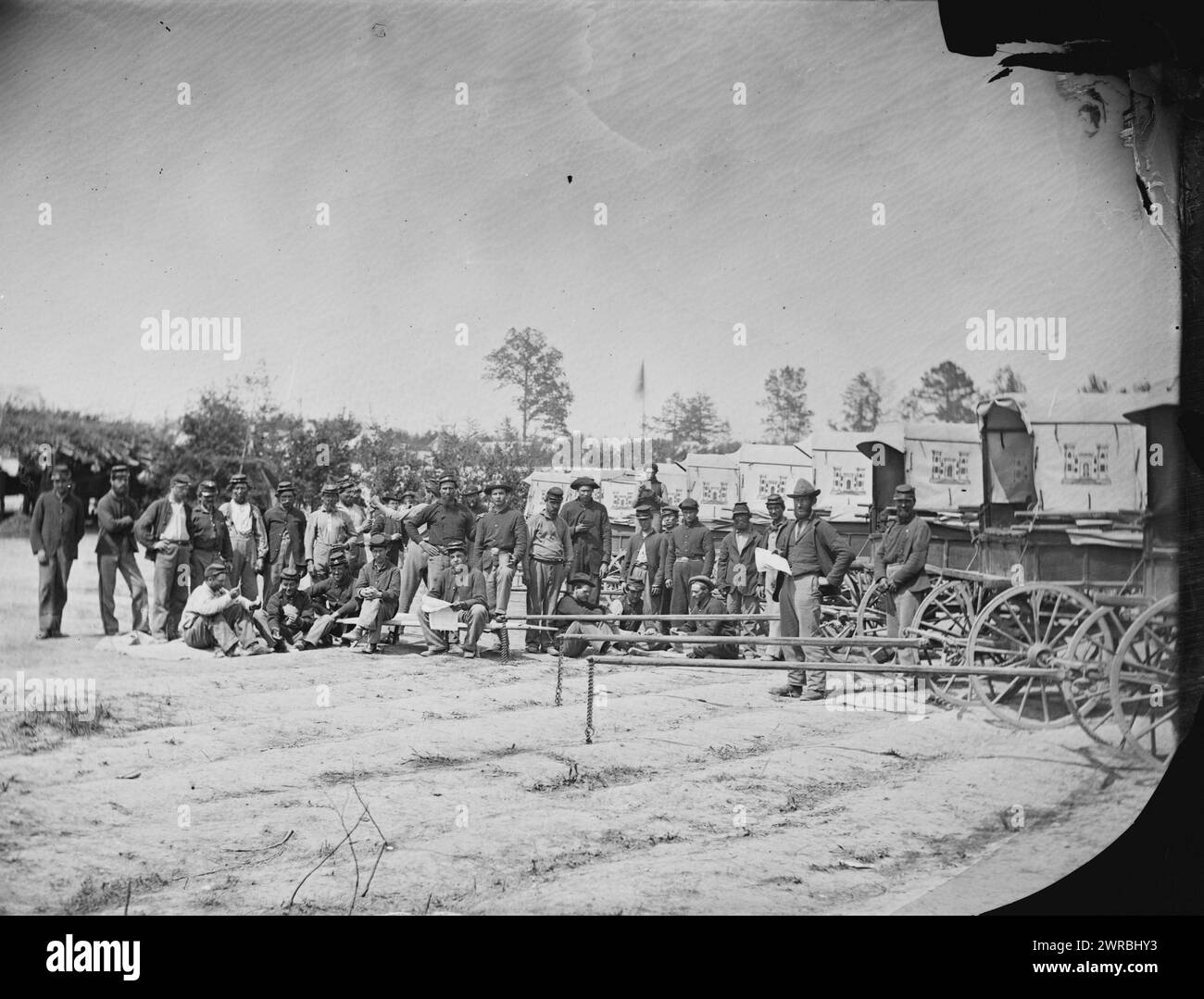 Engineer corps ambulance train Black and White Stock Photos & Images ...