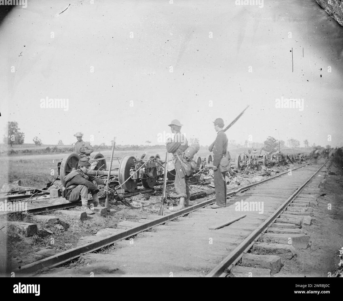 Junction 1860 1870 hi-res stock photography and images - Alamy
