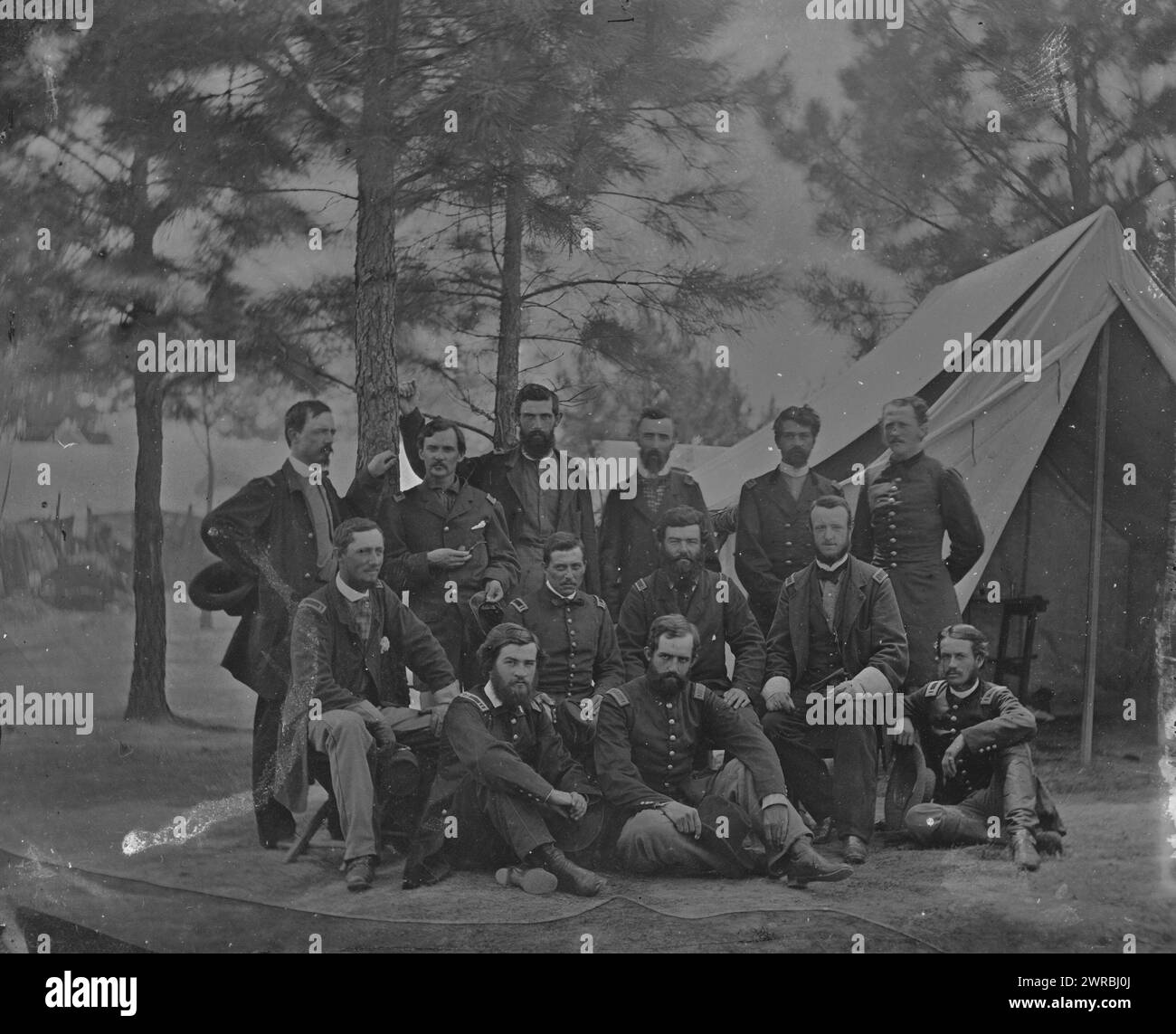 Harrison's Landing, Va. Members of the class of 1860, U.S. Military ...