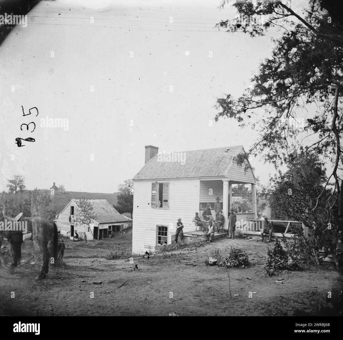 Fredericksburg, Virginia. House near Marye's house on heights in the ...