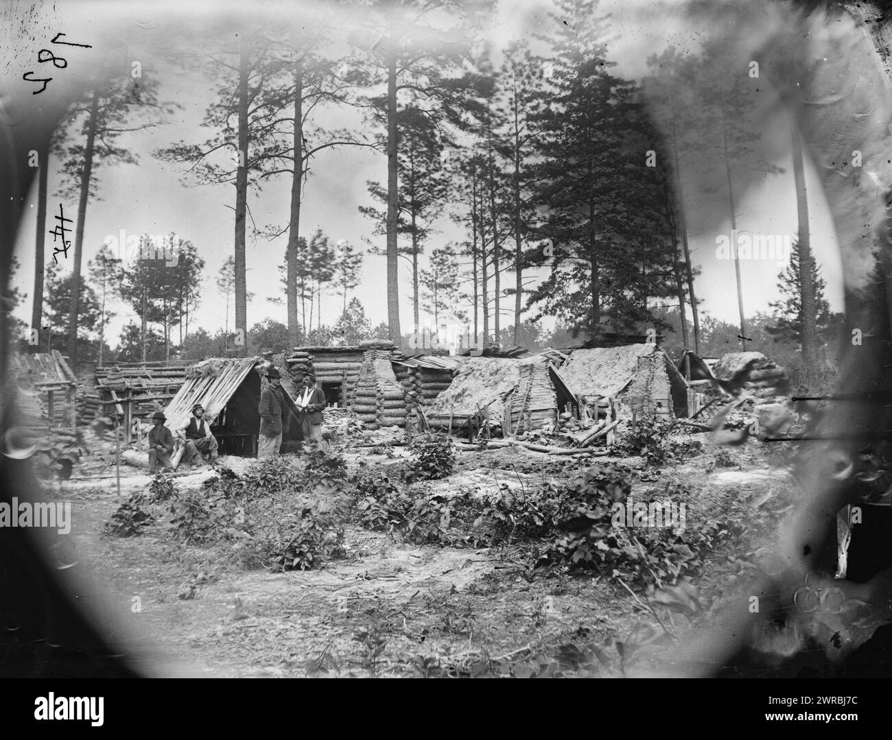 Captured confederate encampment hi-res stock photography and images - Alamy