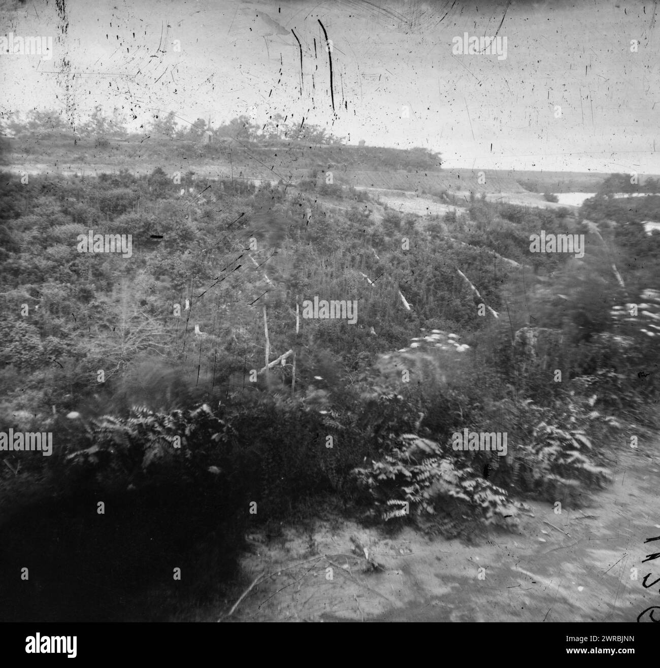 Drewry's Bluff, Virginia. Fort Darling. Confederate, 1865, United ...