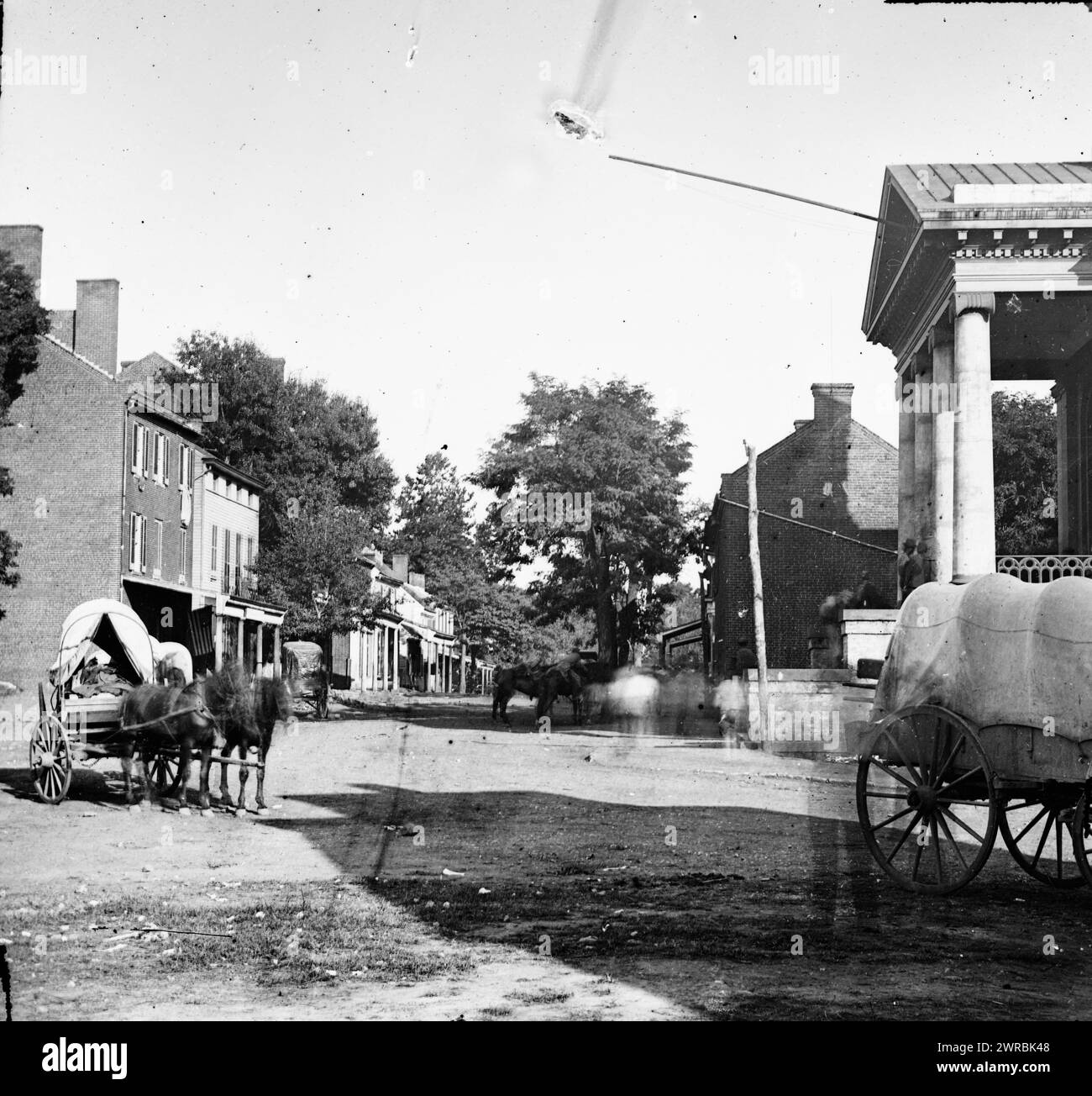 Warrenton, Va. Street in front of courthouse, Photograph from the main ...