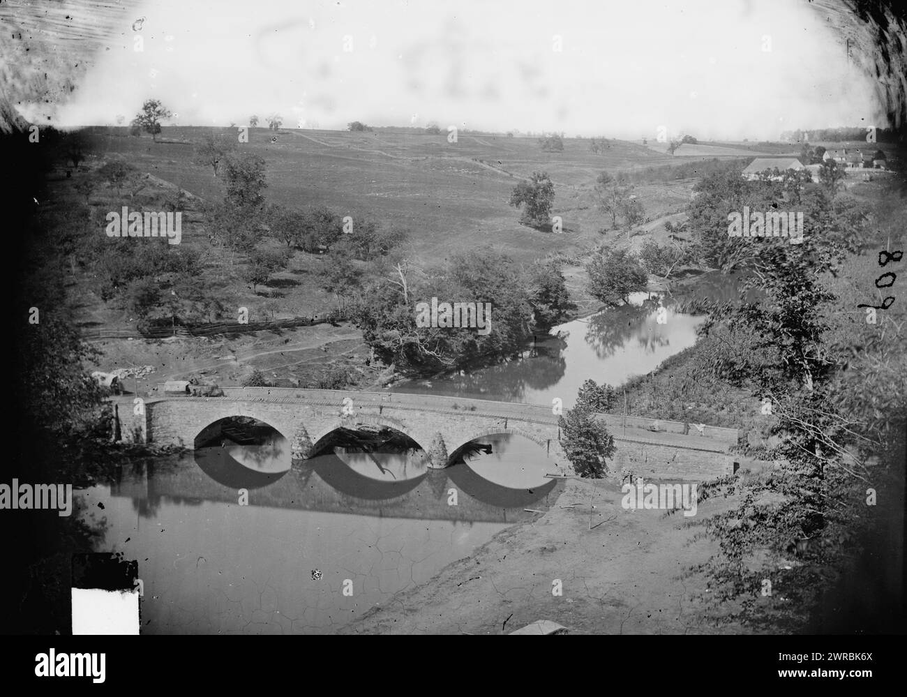 Antietam, Md. Another view of Antietam bridge, Photograph from the main ...