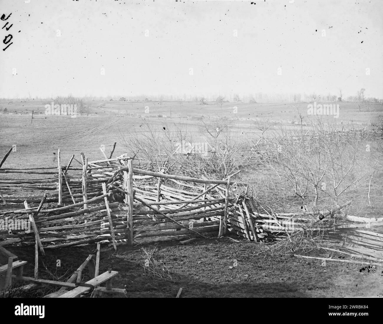 Bull Run, Va. View of the battlefield, Photograph from the main eastern ...