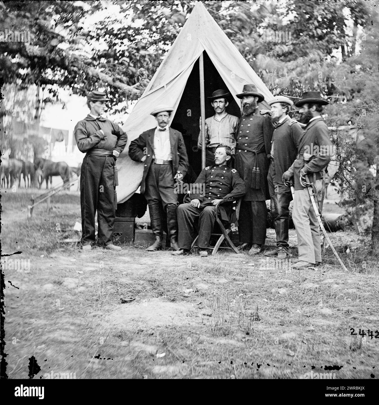 Indiana army civil Black and White Stock Photos & Images - Alamy