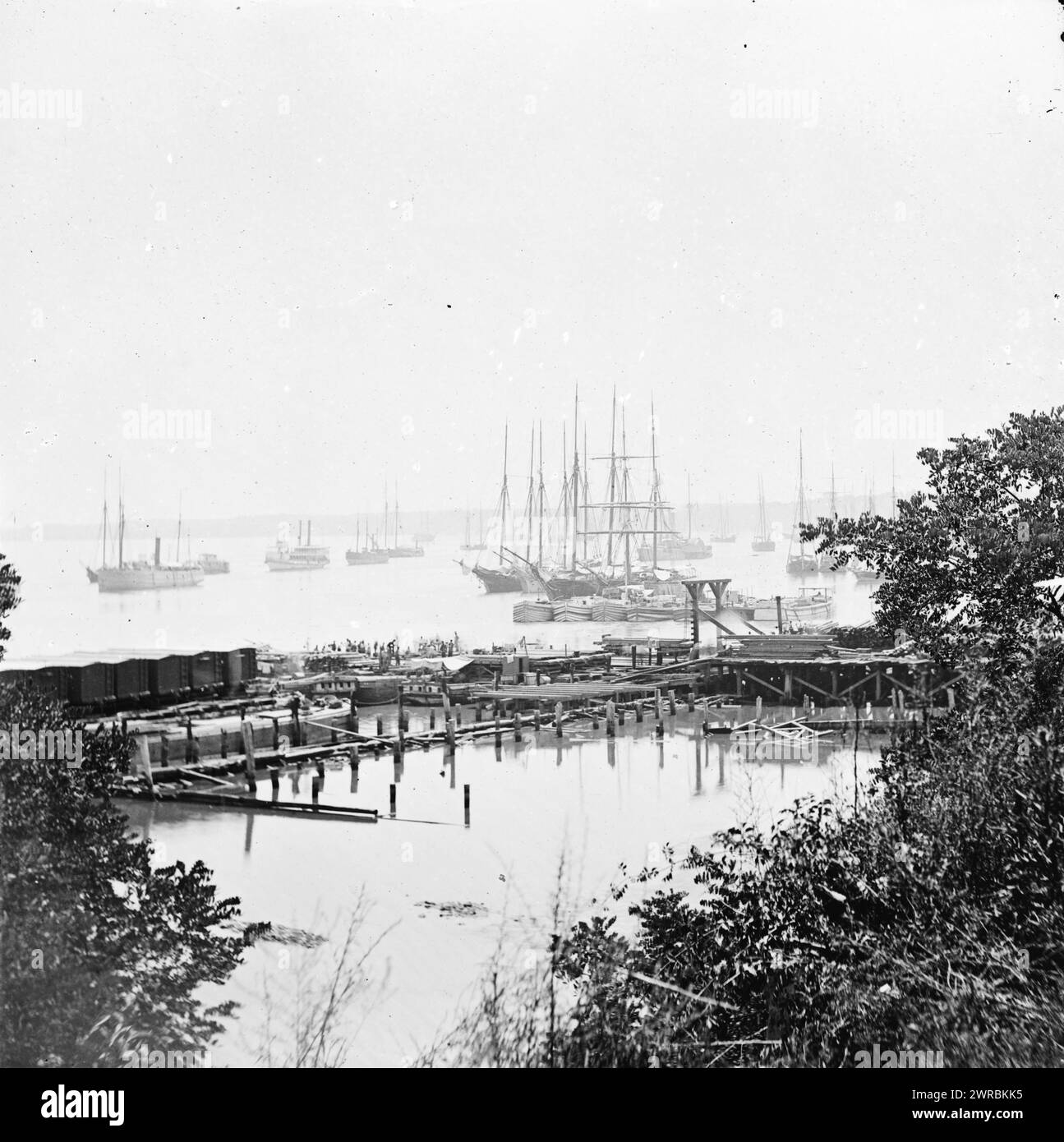 City point wharf civil war hi-res stock photography and images - Alamy