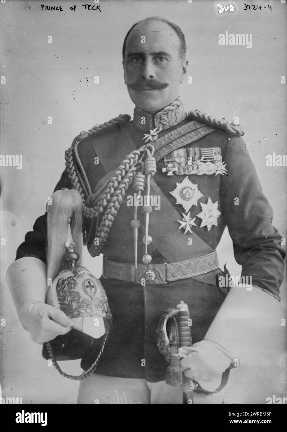 Prince of Teck, Photograph shows Major-General Alexander Cambridge, 1st ...