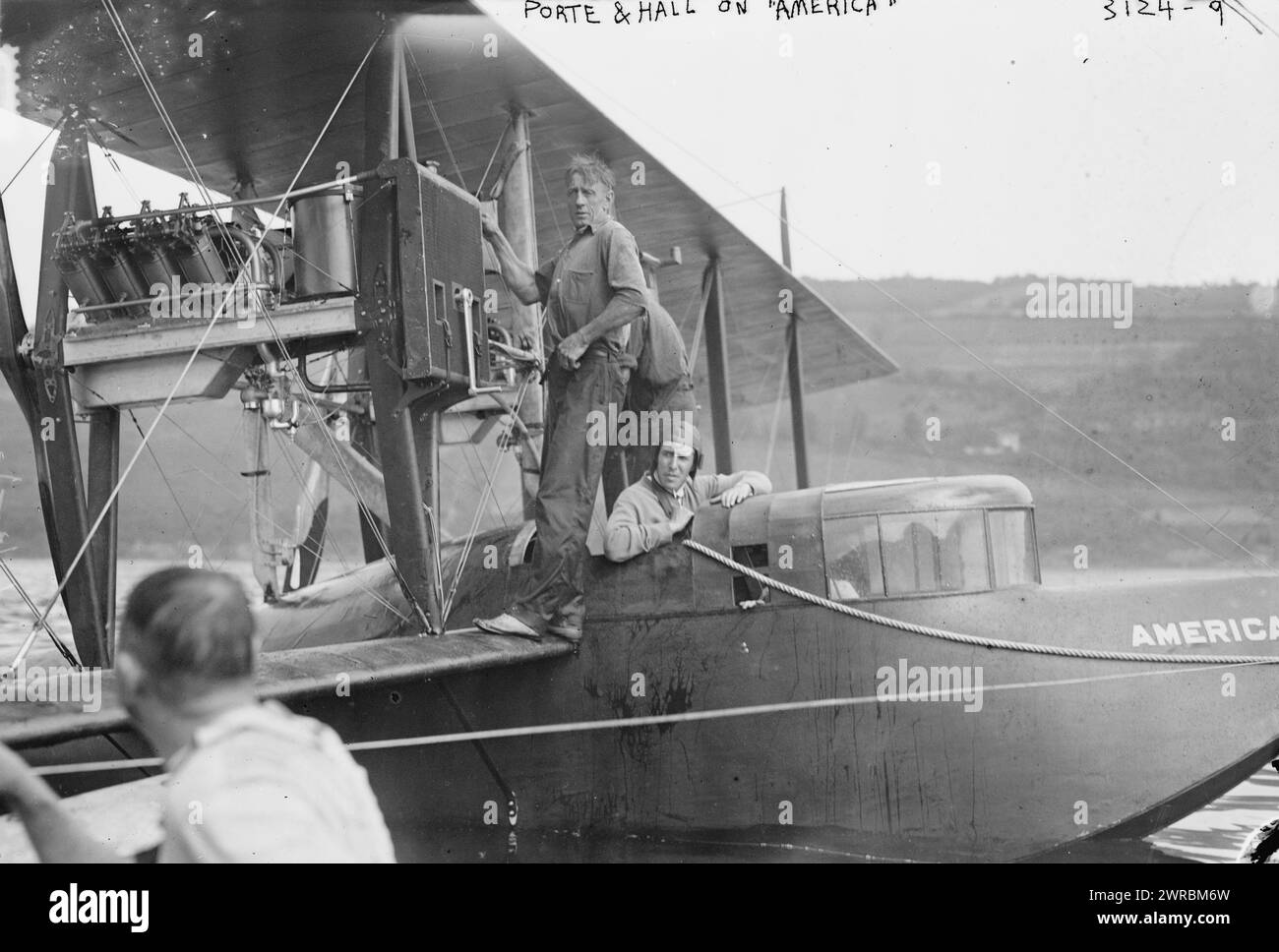 Porte & Hallett on 'America', Photograph shows the launch of the ...