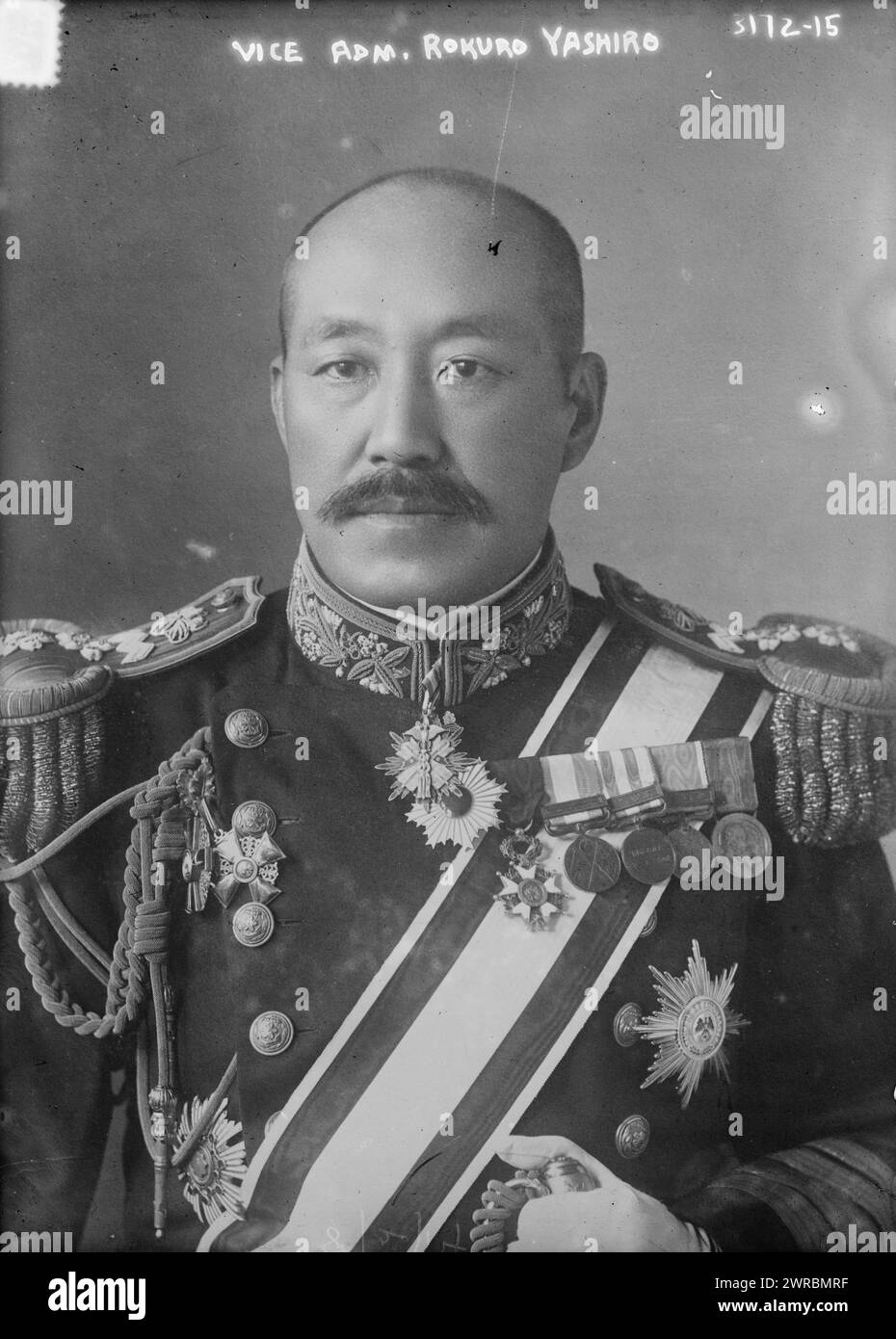 Vice Adm. Rokuro Yashiro, Photograph shows Baron Yashiro Rokuro (1860 ...