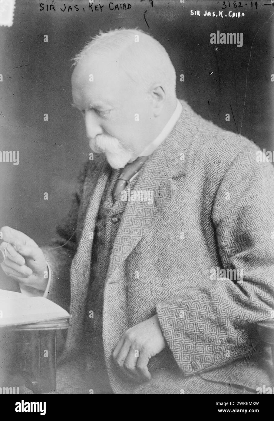 Sir Jas. Key Caird, Photograph shows Sir James Key Caird, 1st Baronet ...