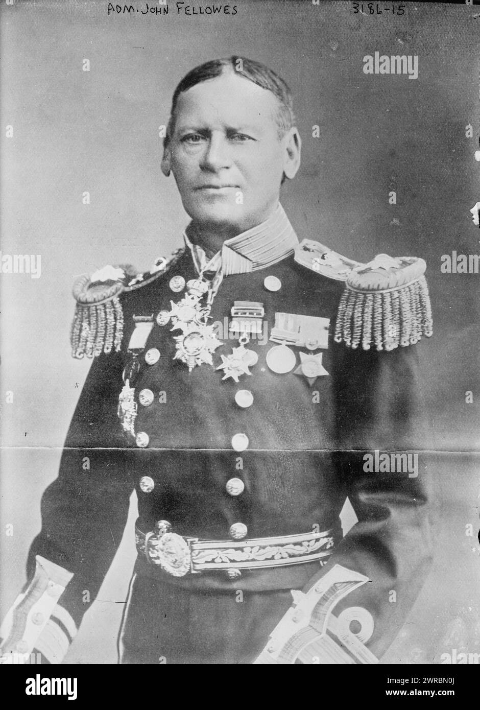 Adm. John Fellowes, Photograph shows Vice Admiral Sir John Fellowes ...