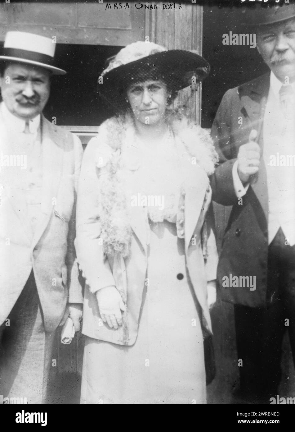 Mrs. A. Conan Doyle, Photograph shows Arthur Conan Doyle's second wife ...