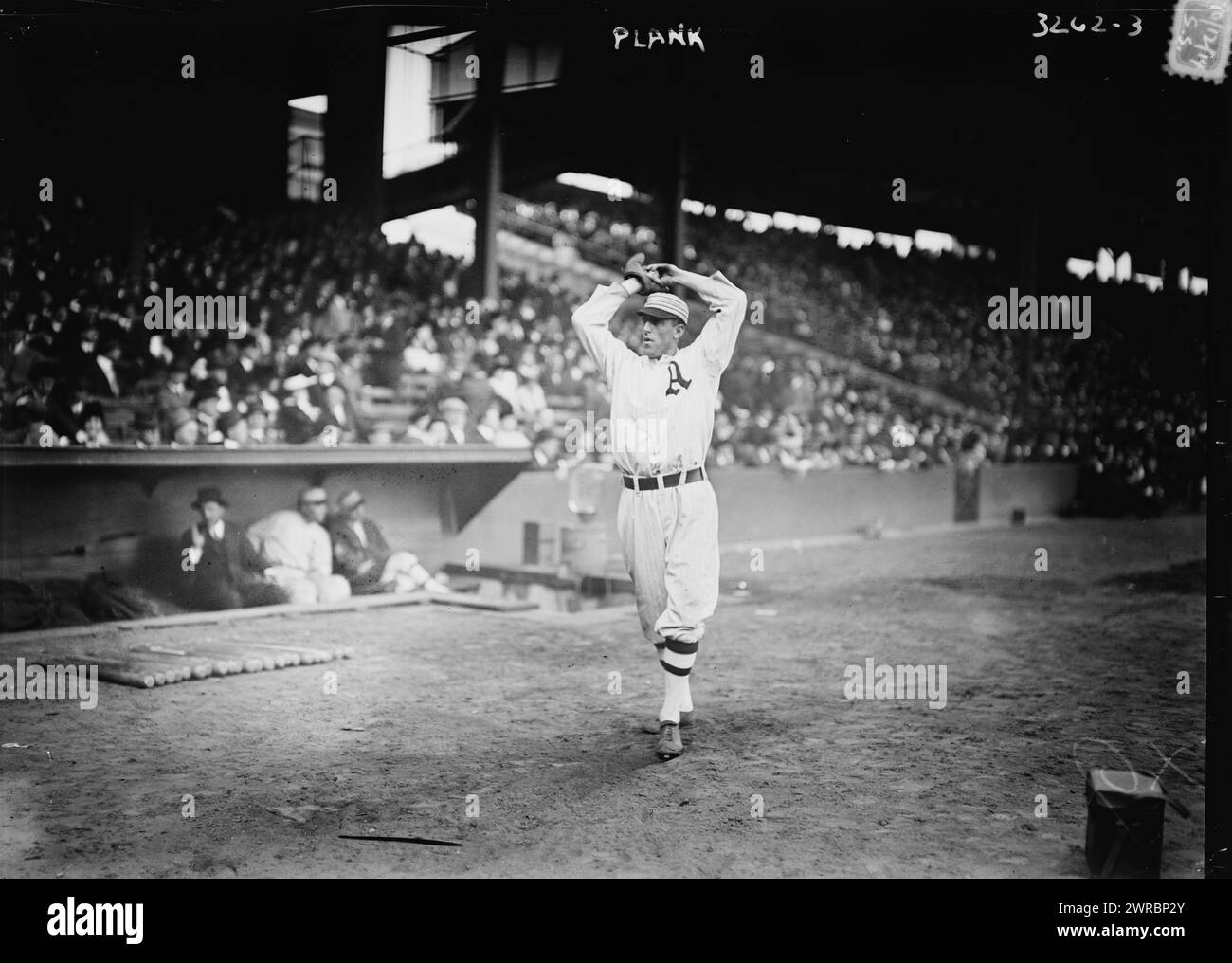 Eddie Plank, Philadelphia AL (baseball), 1914 Oct. 10., Glass negatives ...
