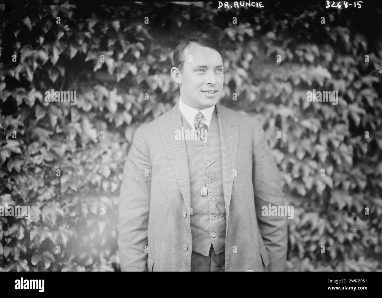 Dr. Runcie, Photograph shows Dr. Runcie who was one of the doctors who ...