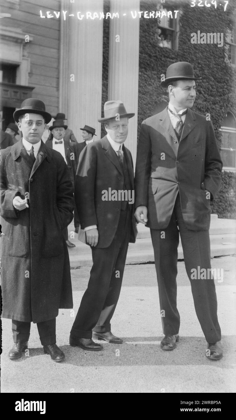 Levy, Graham, Uterhart, Photograph shows John J. Graham and George M ...