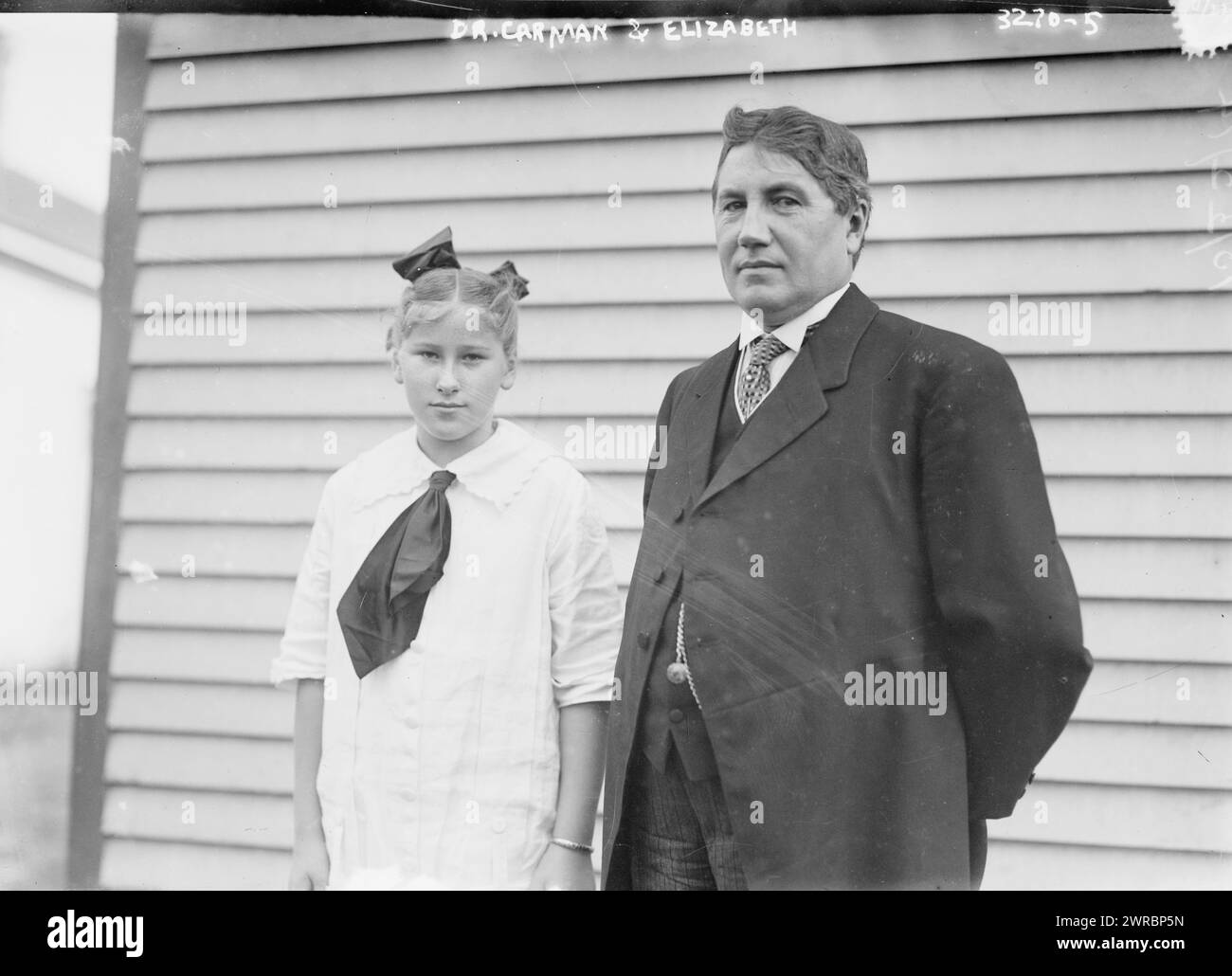 Dr. Carman & Elizabeth, Photograph shows Dr. Edwin Carman (d. 1939) of ...