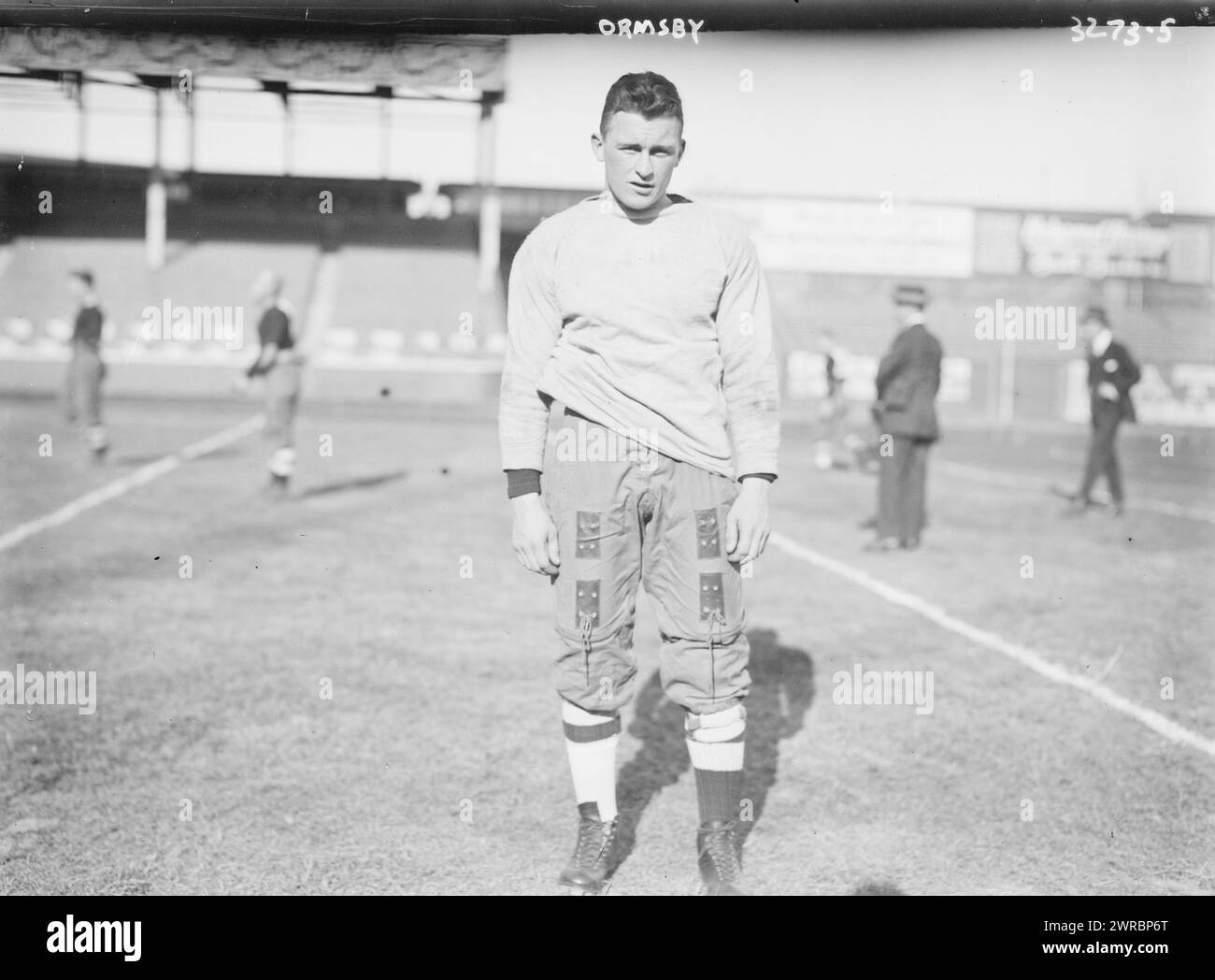 Brown university football player william nicholas ormsby hi-res stock ...