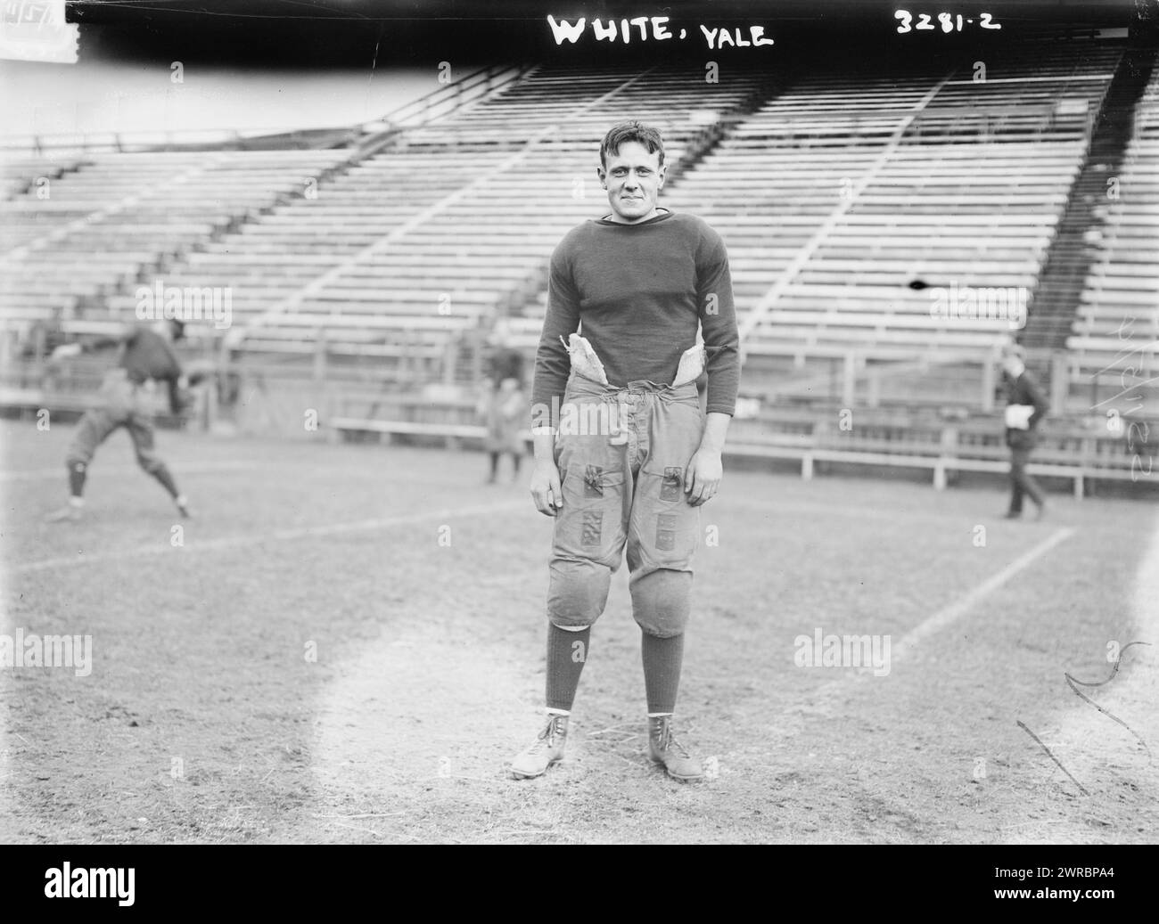 White, Yale, Photograph shows Carl B. White, a player on the Yale ...