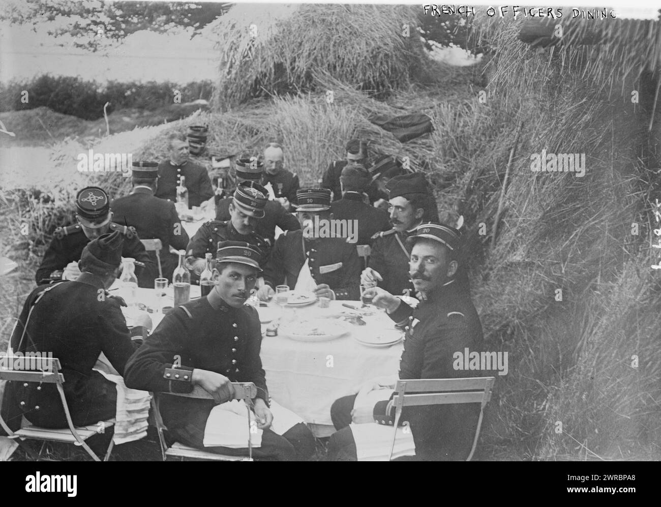 French officers dining hi-res stock photography and images - Alamy
