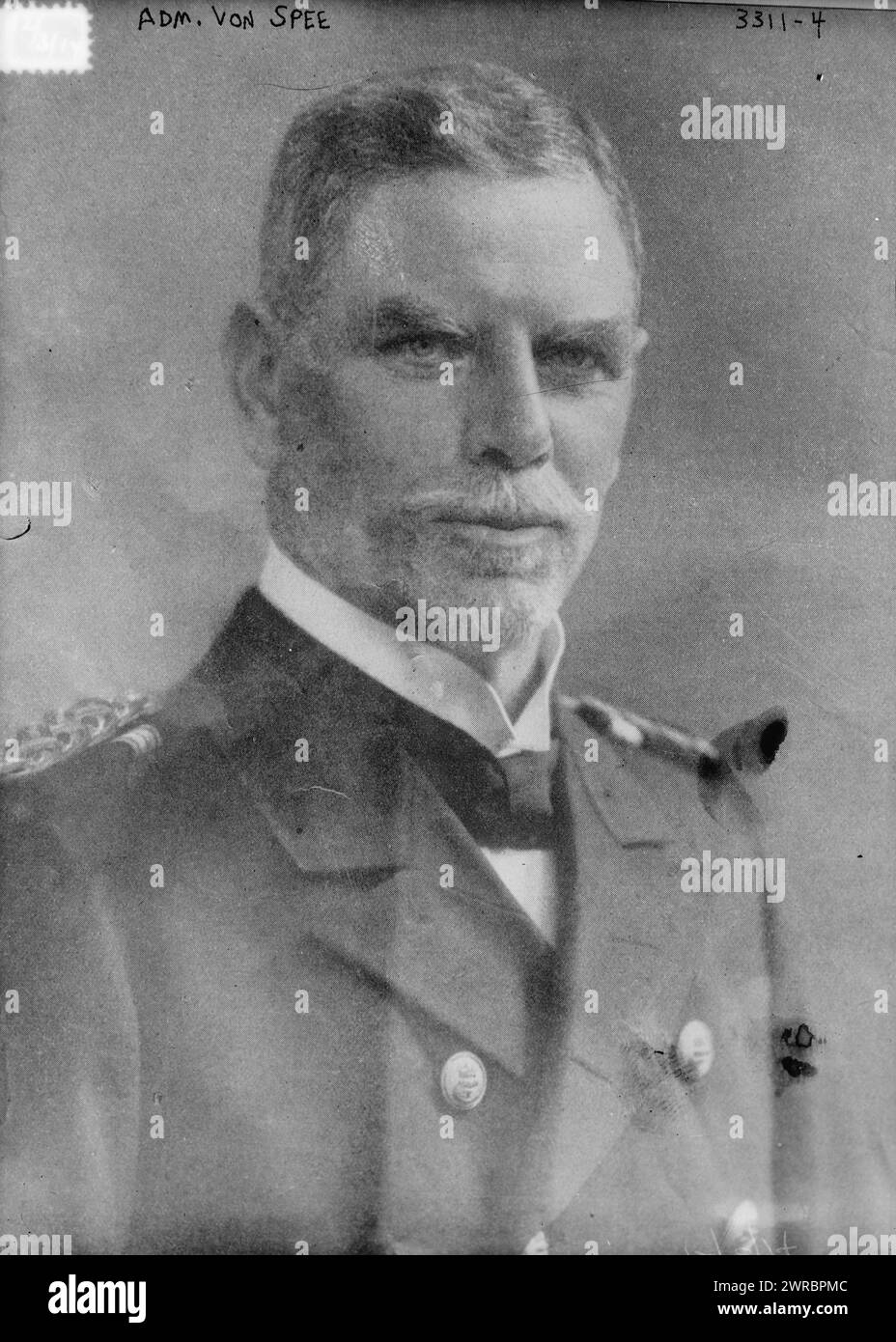 Adm. Von Spee, Photograph shows Vice-Admiral Maximilian Reichsgraf von ...