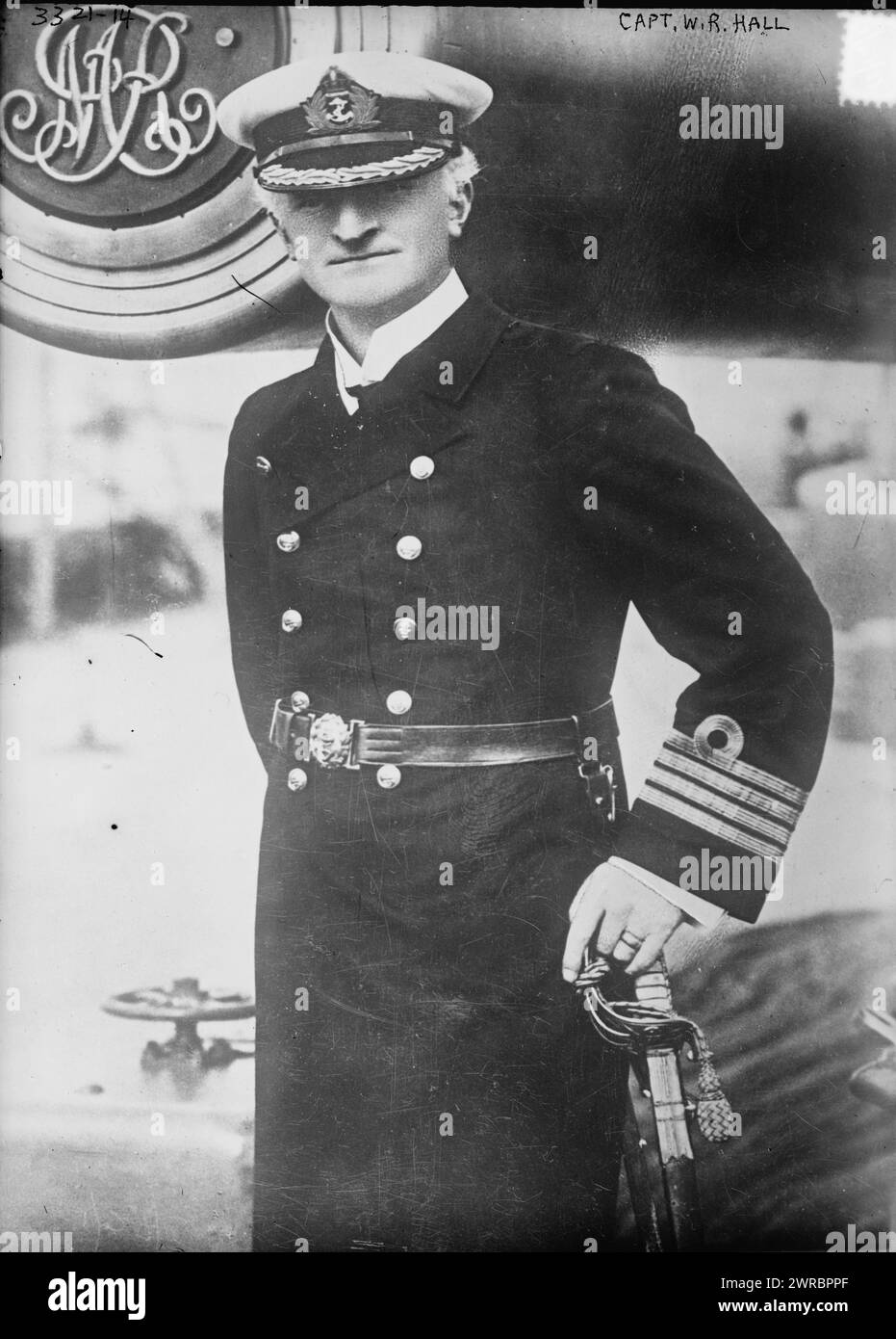 Capt. W.R. Hall, Photograph shows British Admiral William Reginald Hall ...