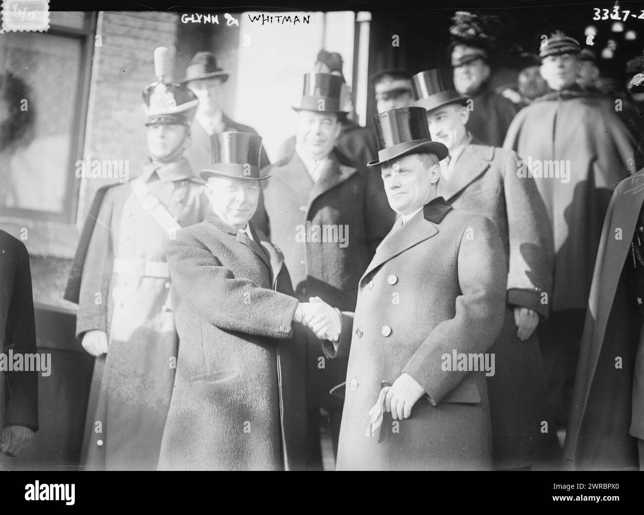 Glynn & Whitman, Photograph shows Governor Charles Seymour Whitman ...