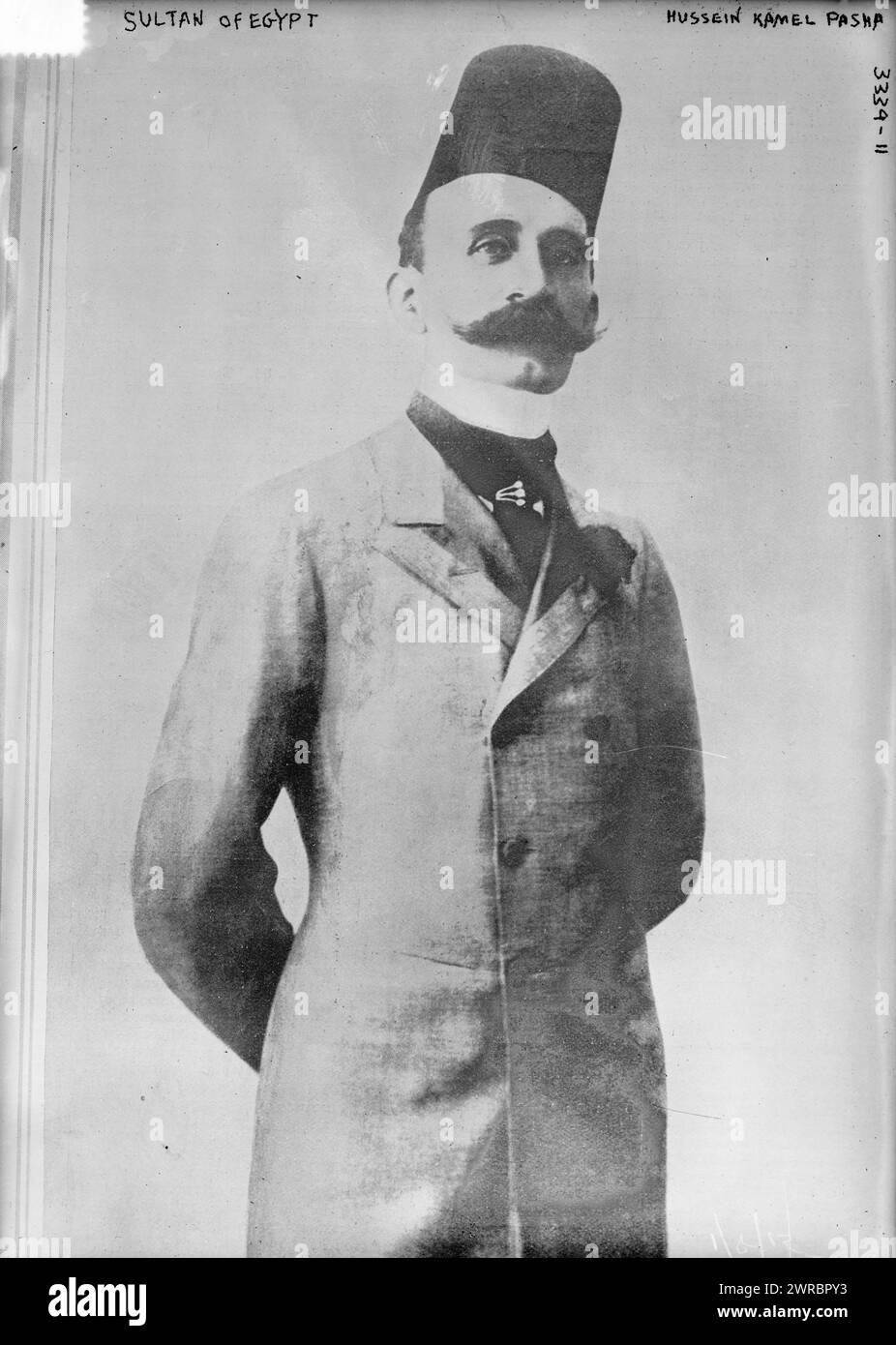 Sultan of Egypt, Hussein Kamel Pasha, between ca. 1910 and ca. 1915 ...